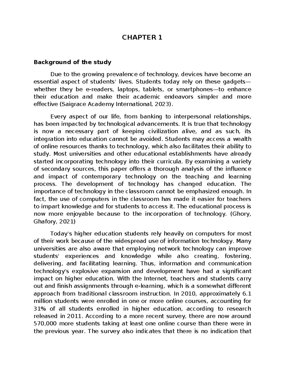 Inbound 2170526496065235602 - CHAPTER 1 Background of the study Due to ...