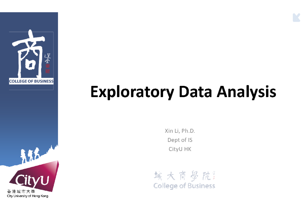 IS3100 6L Exploratory - Lecture notes 6 - Warning: TT: undefined ...