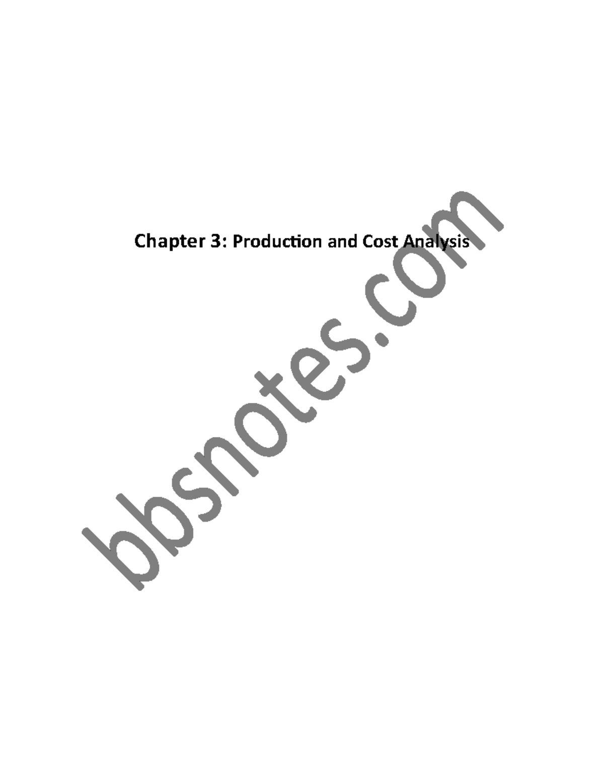 Unit three - Business economics - TU - Studocu