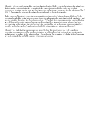 SCH3U Chemical Reactions Worksheets - Studocu