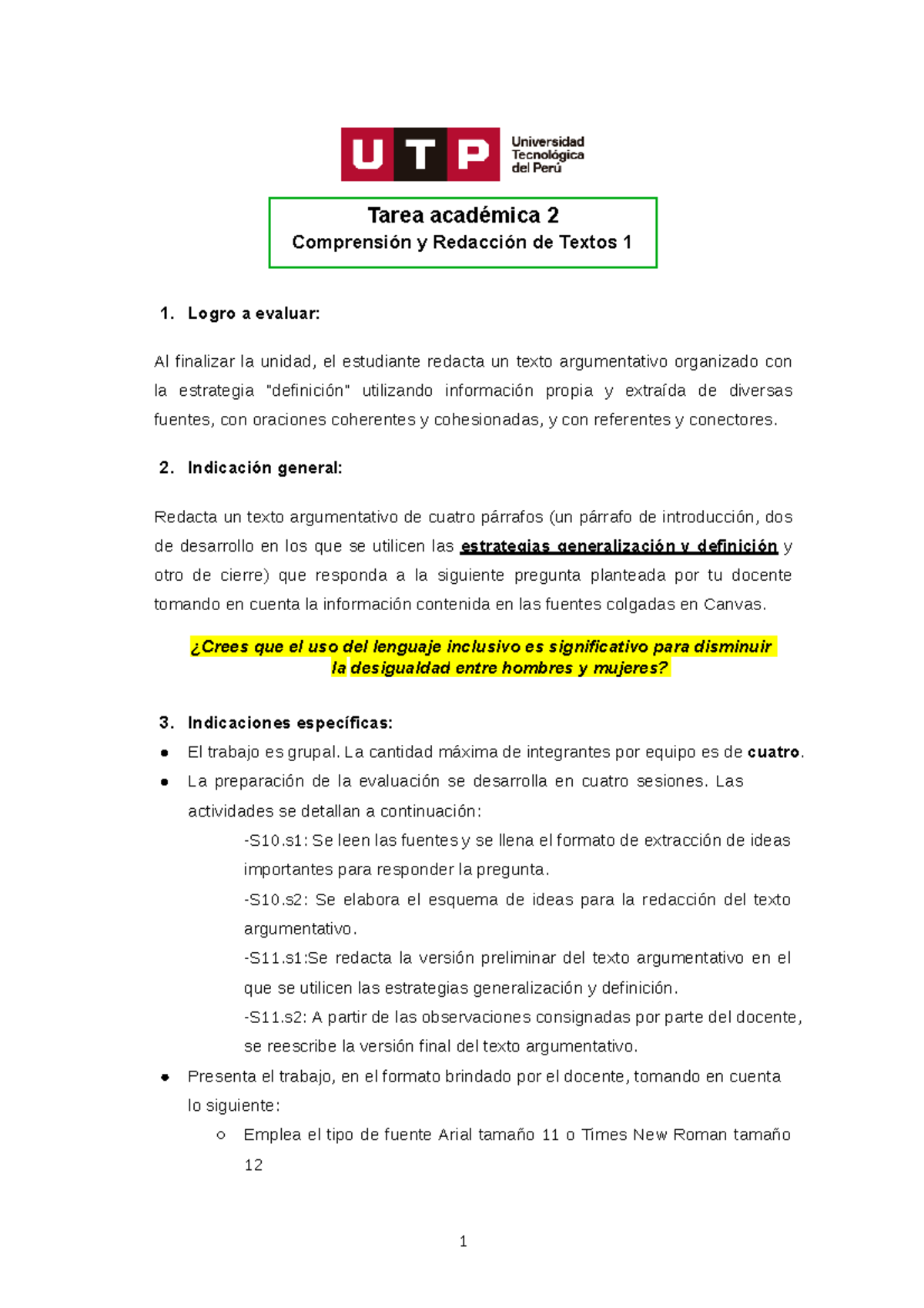 Annotated-GC N01I TA2Consigna 22C1M2028cuadernillo 292028229.docx - 1. Logro a evaluar: Al ...