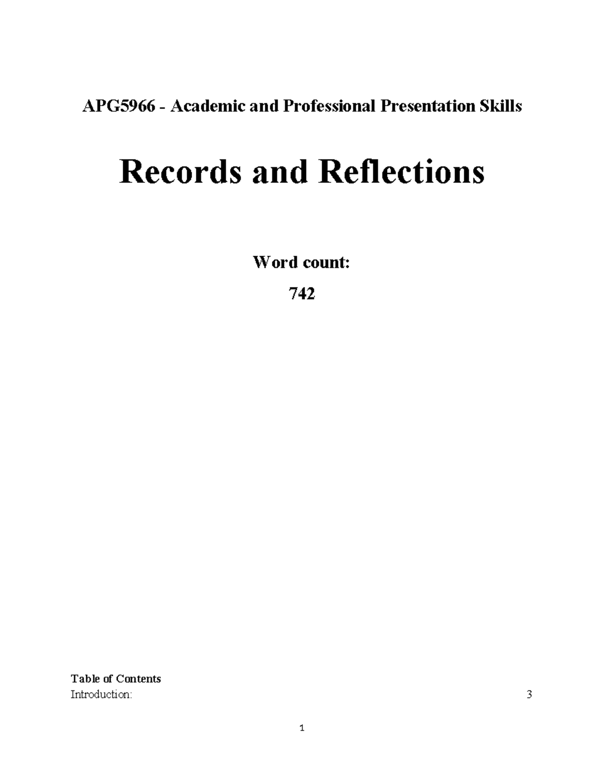 Assessment 4 Reflection - APG5966 - Academic and Professional ...