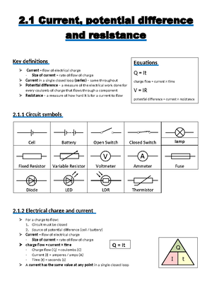 2.2 Series and parallel circuits - 2 Series and parallel circuits 2 ...
