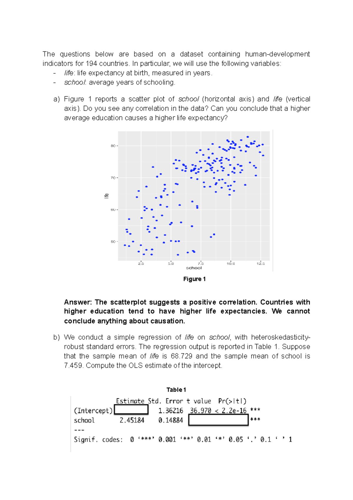 Lecture Exercises 2 Topic 5 Week8 - ECN224 - QMUL - Studocu