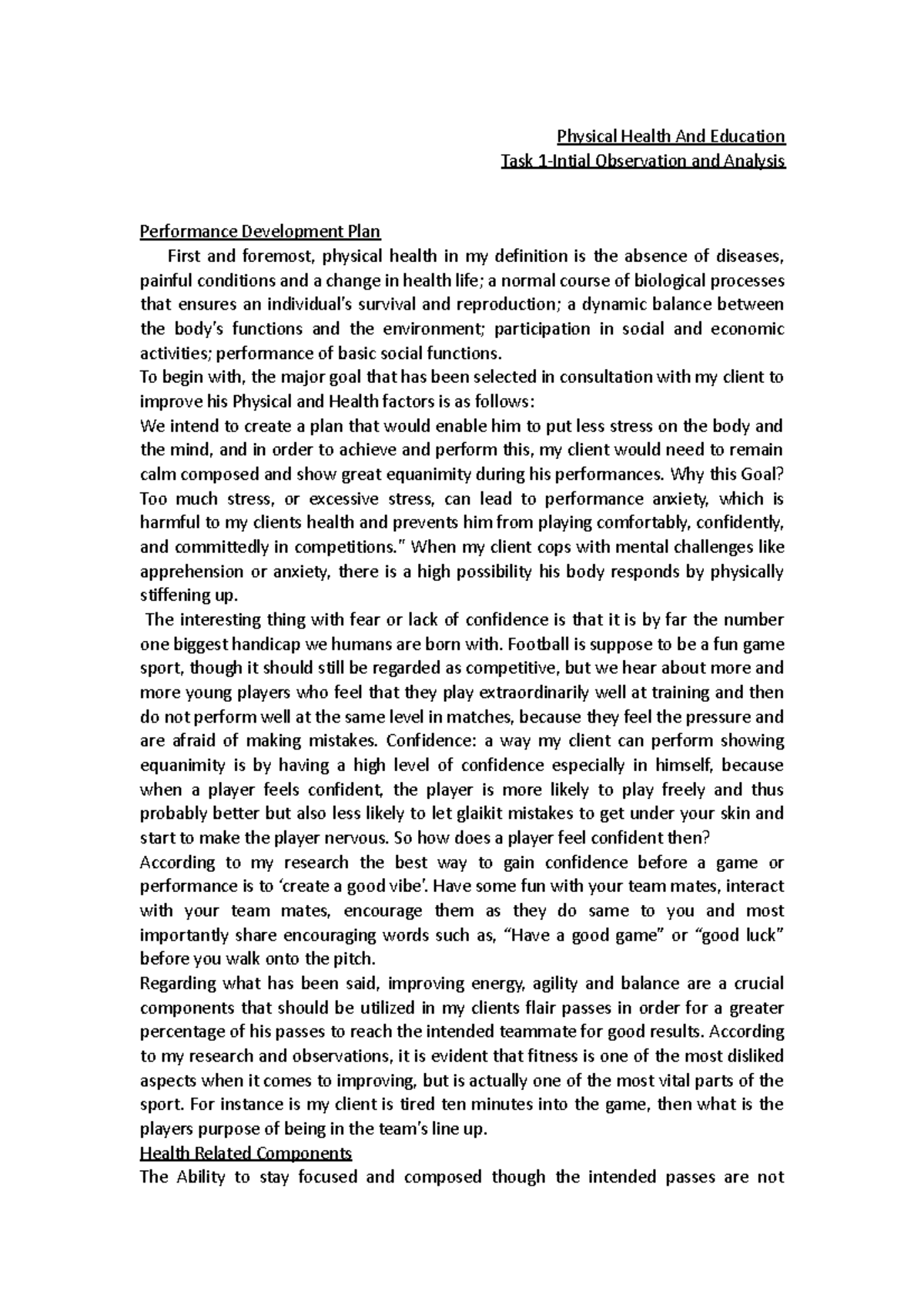 PHE Criterion B - may not be useful - Physical Health And Education ...