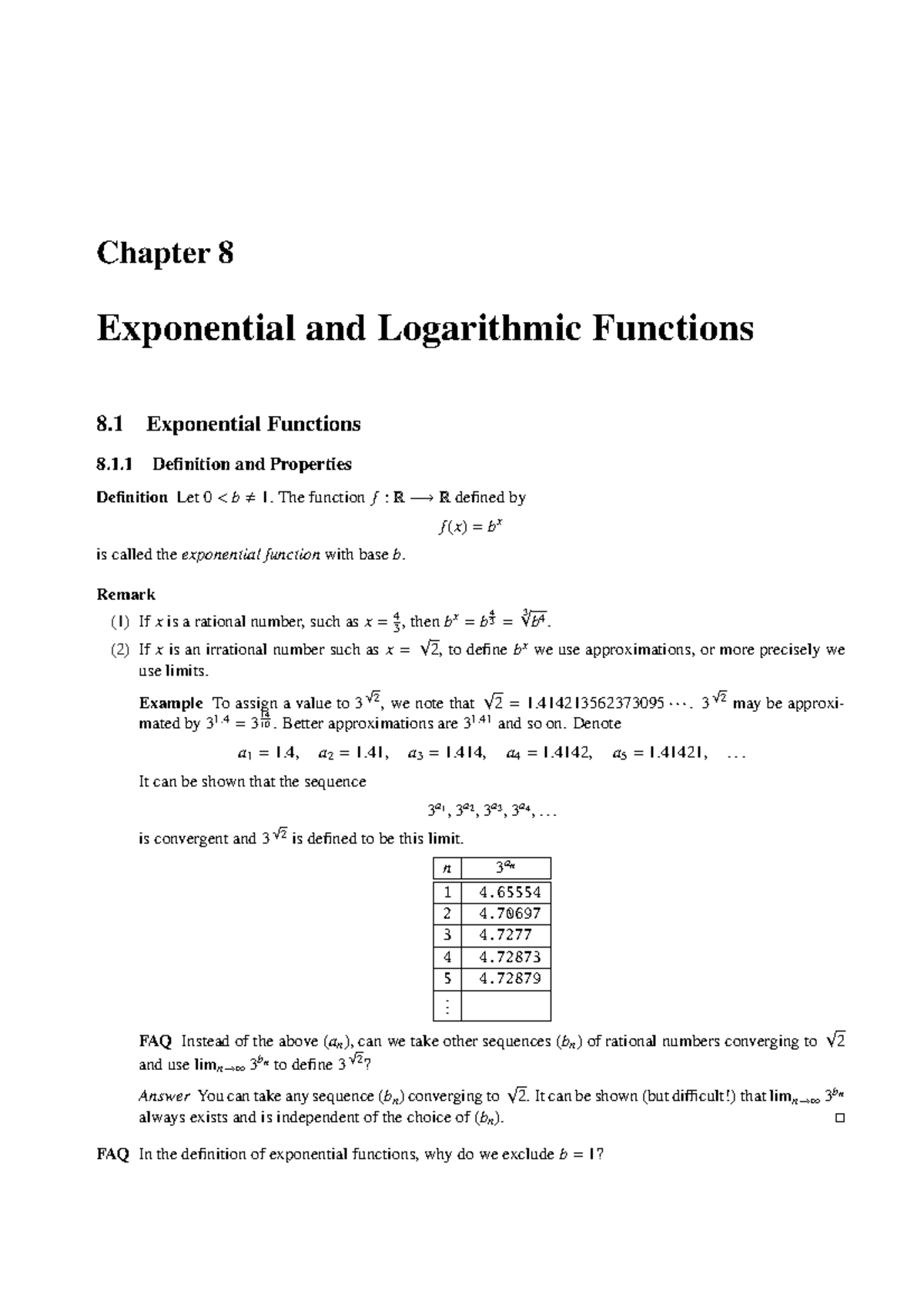SKChung Notes CH 8 - chapter 8 - Chapter 8 Exponential and Logarithmic ...