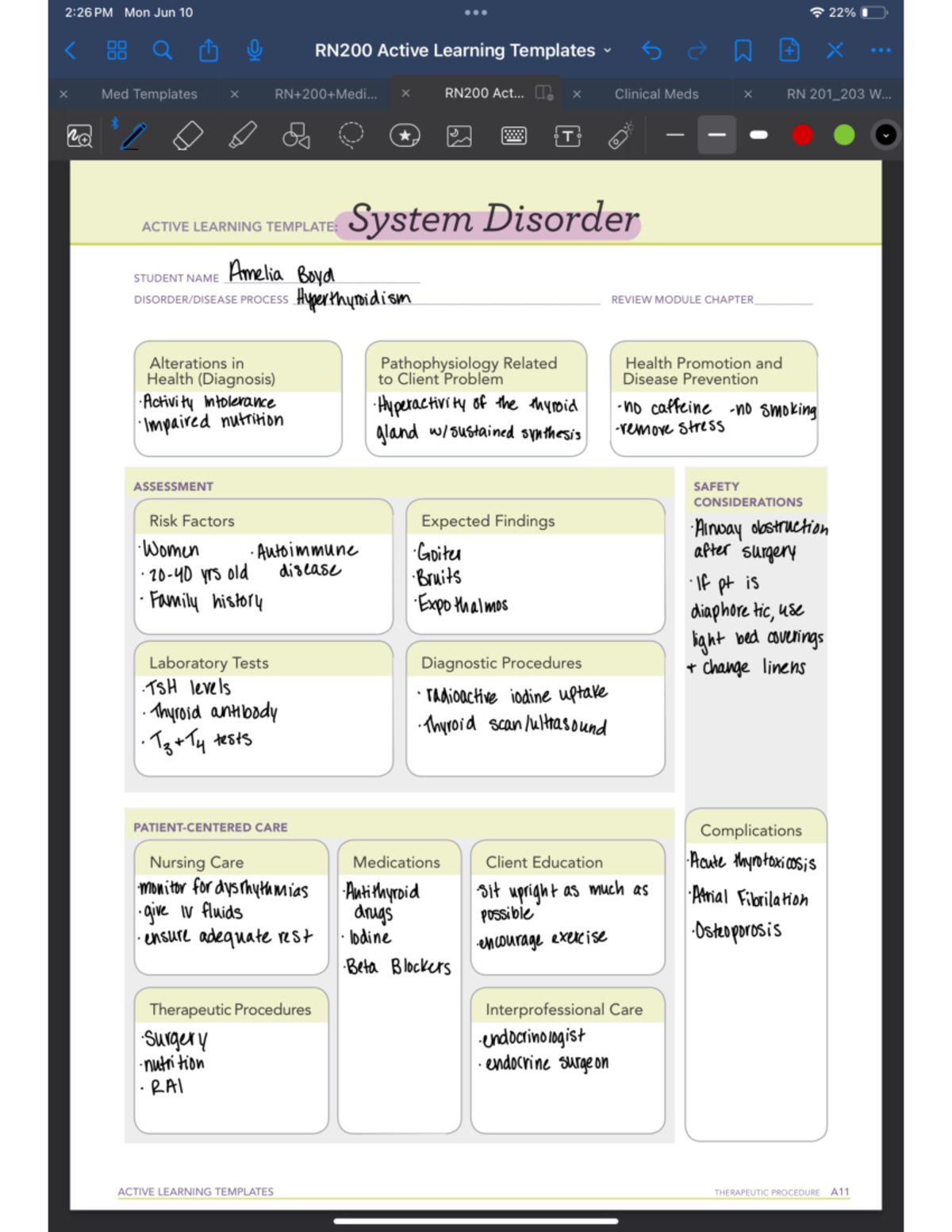 Homework Templates - 2:26 PM Mon Jun 10 Q RN200 Active Learning ...