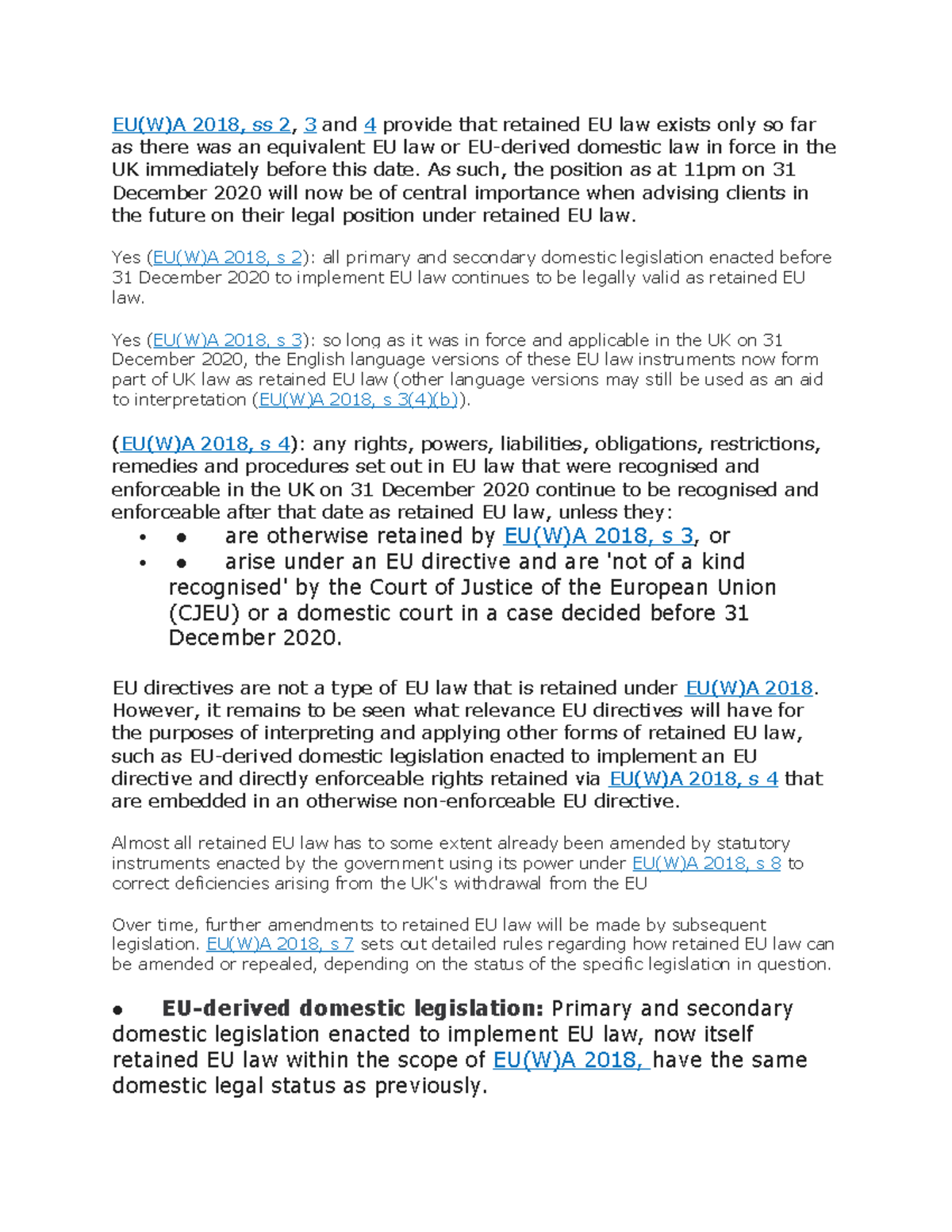 Types Of Retained Eu Law at Alex Cruz blog