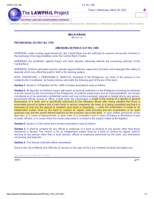 RA 7160 Local Govt Code 1991 - Eighth Congress Republic Act No. 7160 ...