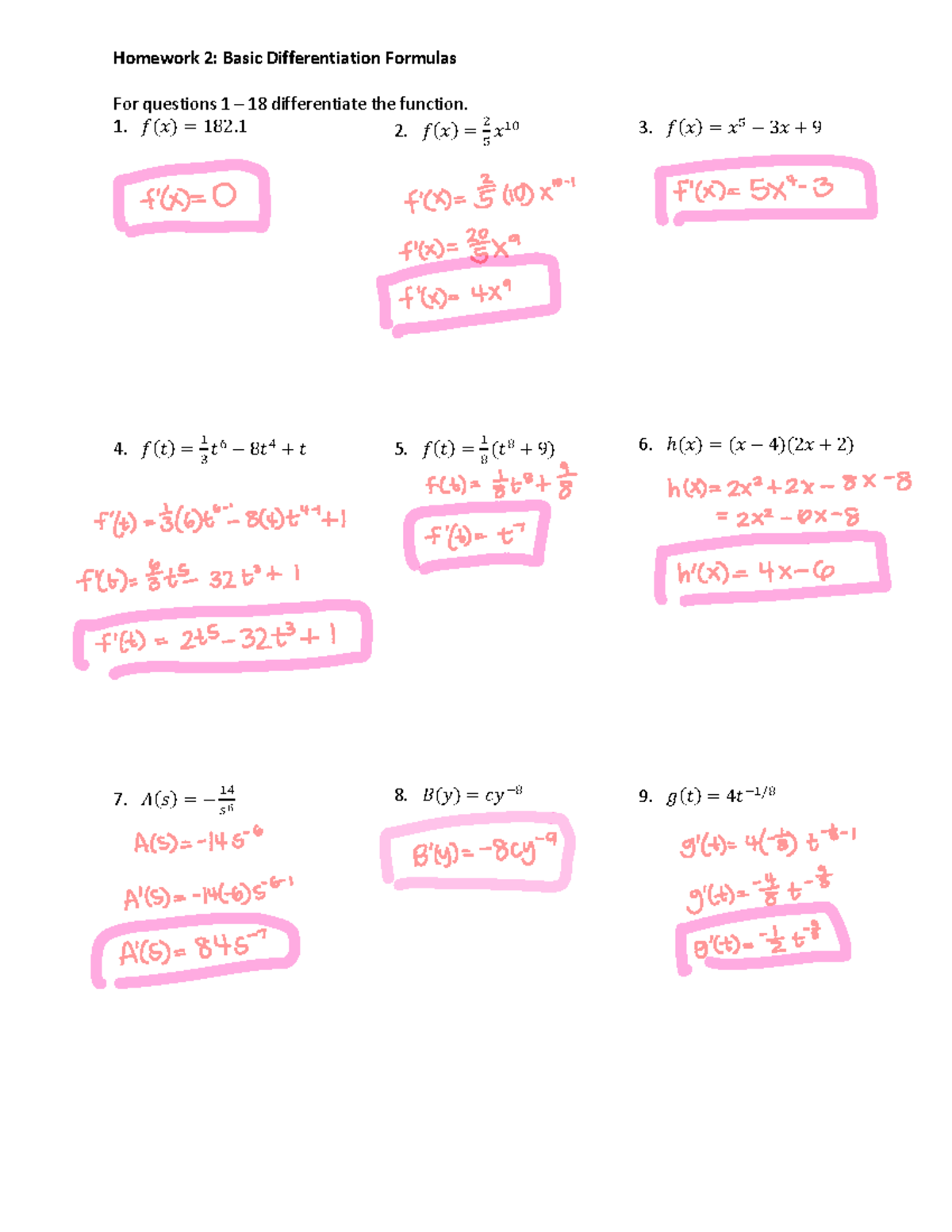 Assignment 2 - instructor Leslie Rodriguez - Homework 2: Basic ...