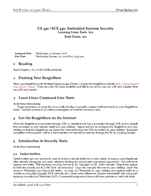 01 Introduction to Embedded Systems Security - C H A P T E R 1 Introduction to Embedded Systems ...