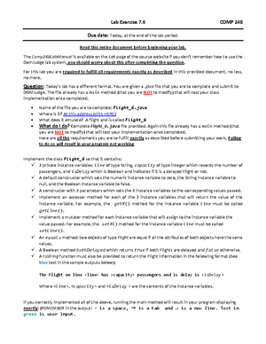 Comp248 Lab User Manual in-person v2 - COMP 248 - Concordia - Studocu