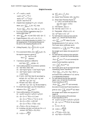 Tut5soln - tut work - ELEC3305, Semester 1 – 2020 Digital Signal Processing Craig Jin and Yikai ...