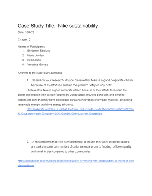 Case 10 of BA-101 Case Study Template - Case Study Title: Google’s ...