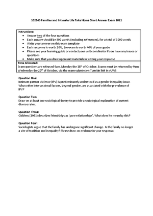 Assignment 3 exam Stu - Question 1 What is the relationship between new ...