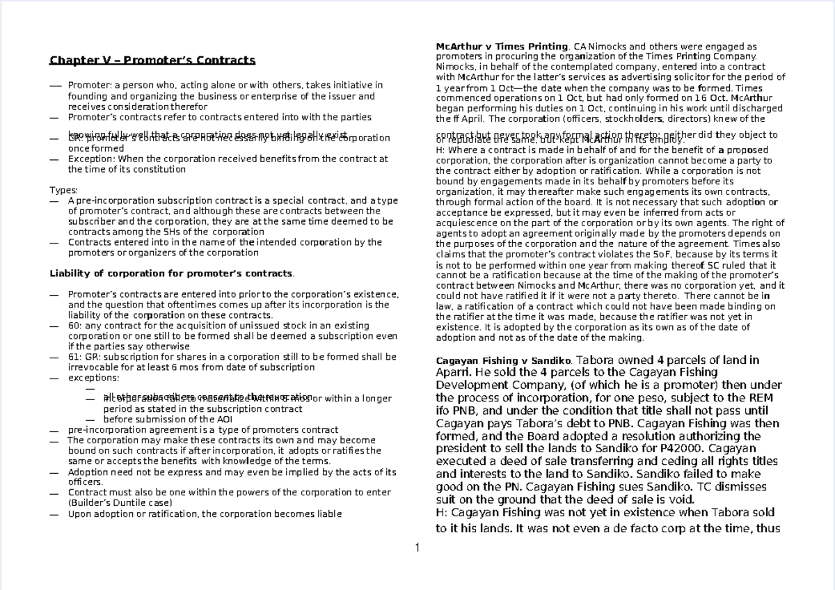 Pdf-chapter-v-promotersx 27s-contracts compress - Chapter V – Promoter ...