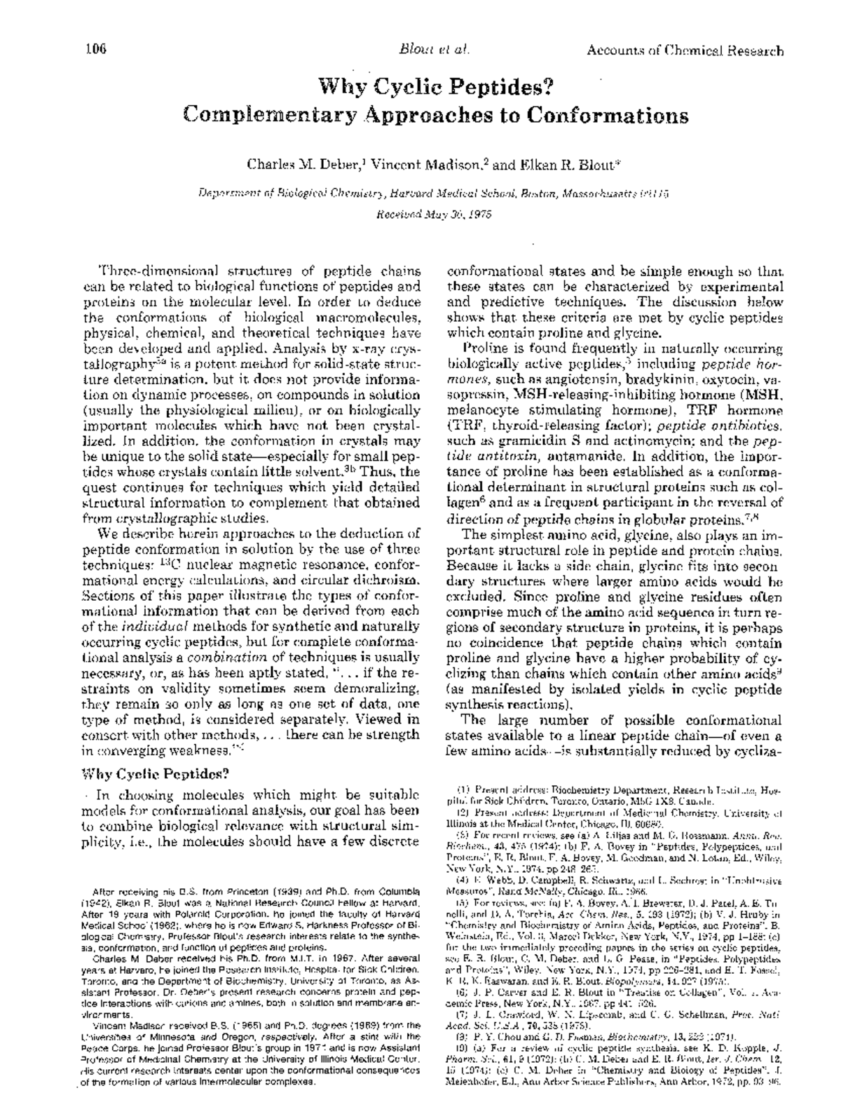 Why cyclic peptides Complementary approa - 106 - Studocu