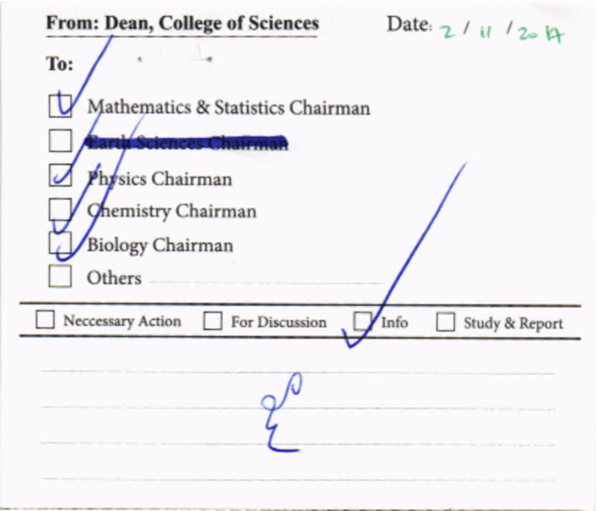 New Forms on Student%27s Course and Instructor Evaluation - From: Dean ...