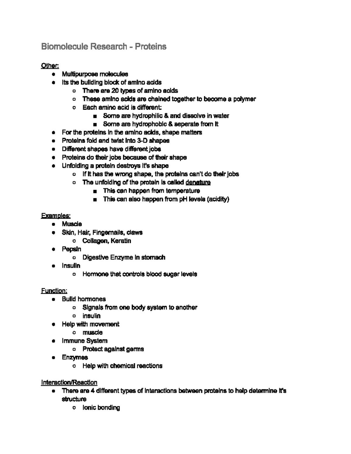 AP Biology One Pager - Studocu