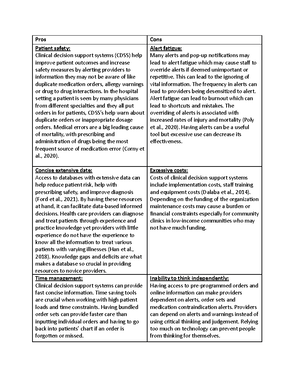 Exemplar EBP Project Part 4 Lo E - 1 EBP Project, Part 4: Levels of ...