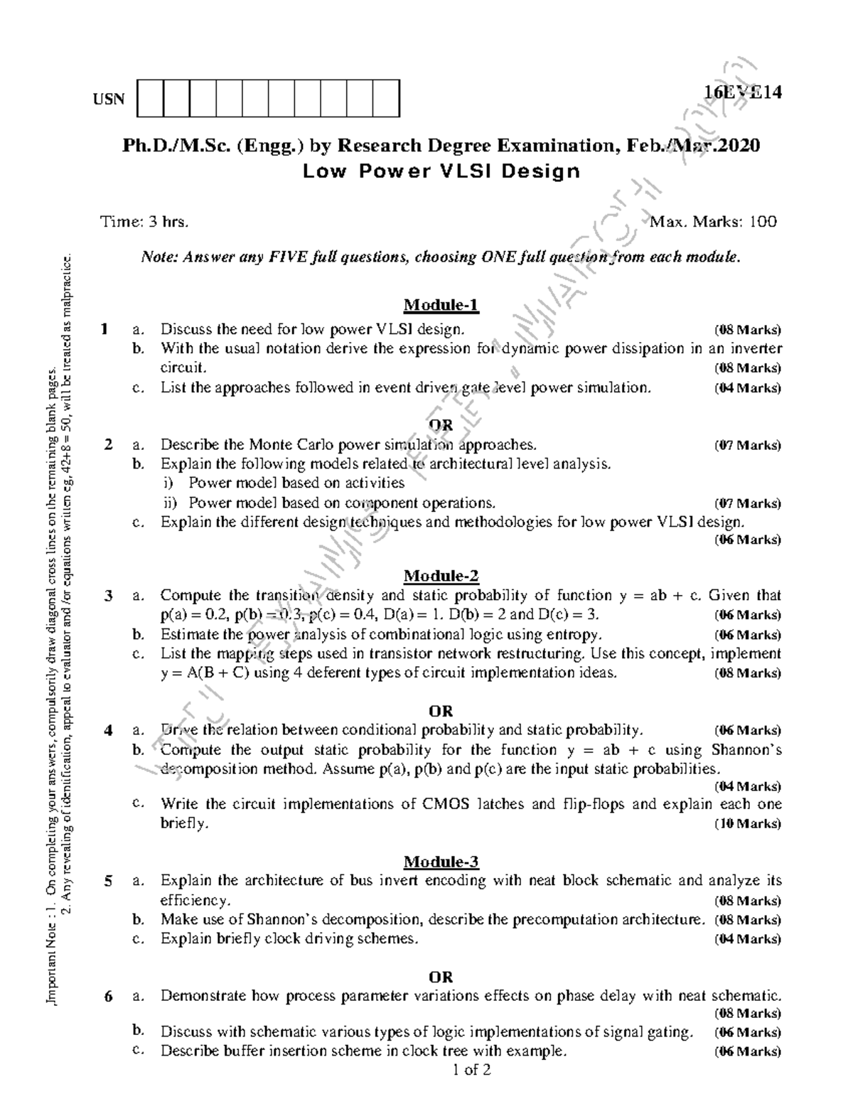 16EVE14 - Ygdd jjhffhgg uhh - Ph.D./M. (Engg.) by Research Degree ...