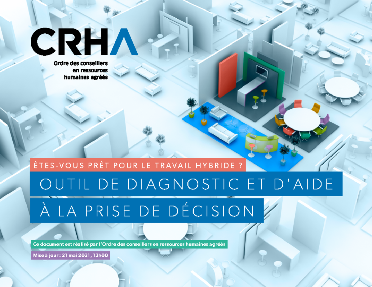 CRHA outils travailhybride - O U T I L D E D I A G N O S T I C E T D ' A I D E À L A P R I S E D ...