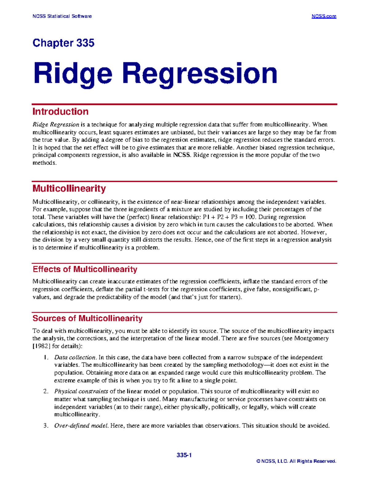 Ridge Regression - svsvbrdjt rfghydrjtn - 335- Chapter 335 Ridge ...