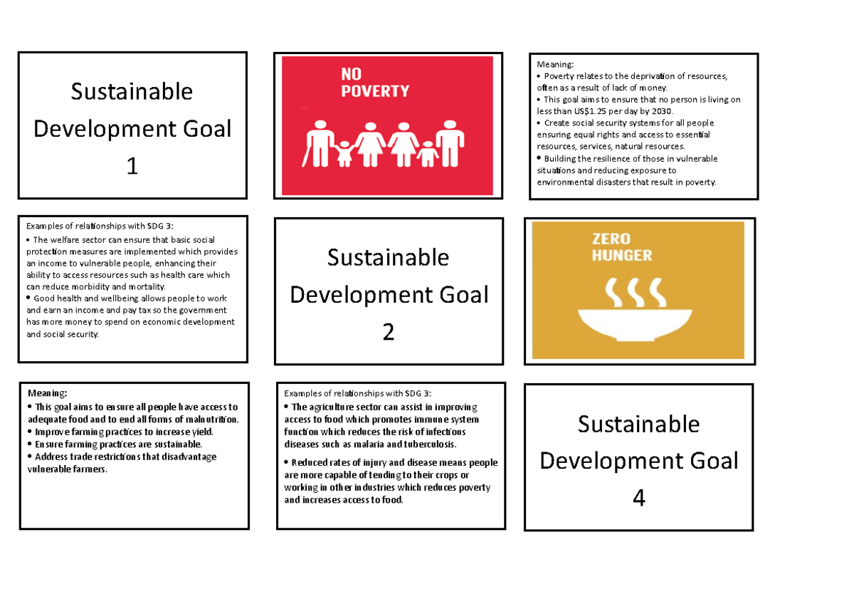SDG Cards - SDG 3 Tables guide for preparing for HHD examSDG 3 Tables guide for preparing ...