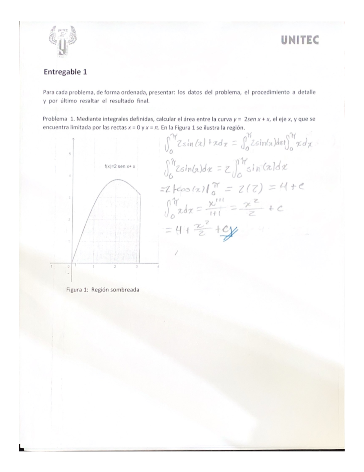 Entregable 1 - Cálculo integral - Studocu
