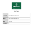 MANCOSA - Project Management - Studocu