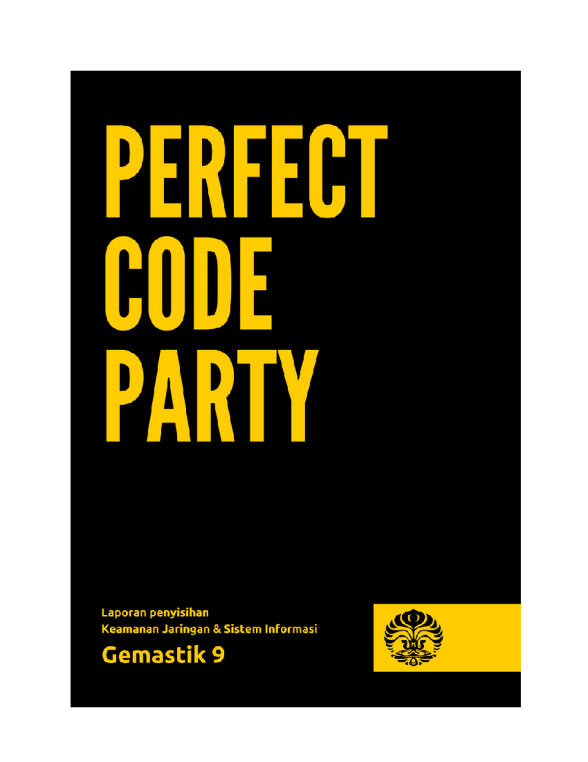 [Keamanan Jaringan] Perfect Code Party - Universitas Indonesia - 1 ...