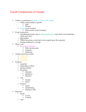 Theories Cont - Notes - Theories Cont'd Research conclusions that ...