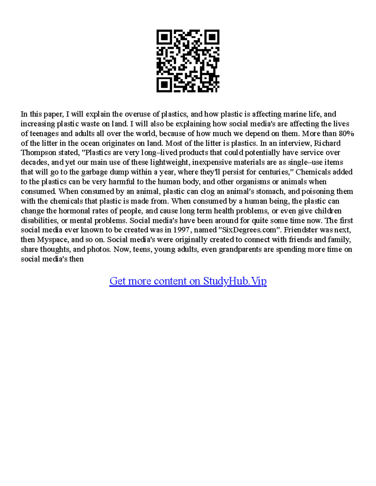 Essay On Marine Life - In this paper, I will explain the overuse of ...