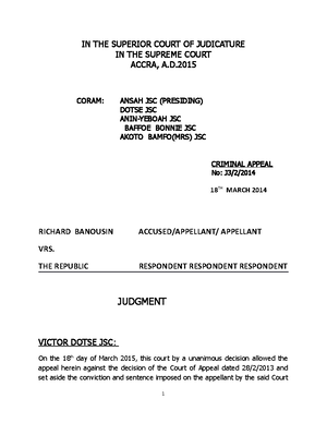 Consolidated Case Briefs of Offences Against Property Rights - Bernhard ...