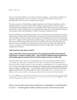 MT217 UNIT 1 Assignment - UNIT 1 ASSIGNMENT In this assignment, you will be assessed based on ...