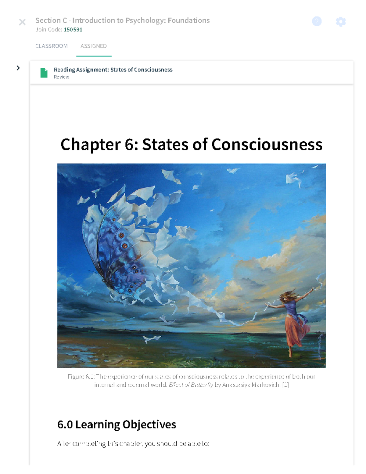 Module 6 - States OF Consciousness - Chapter 6: States of Consciousness ...