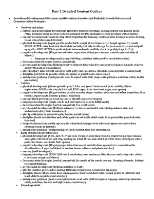 Unit 7 Detailed Content Outline - Unit 7 Detailed Content Outline ...