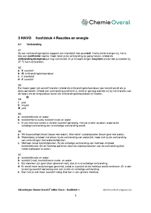 Chemisch Rekenen 2 - Oefenmateriaal - KEMIA Chemisch rekenen 2 HAVO ...