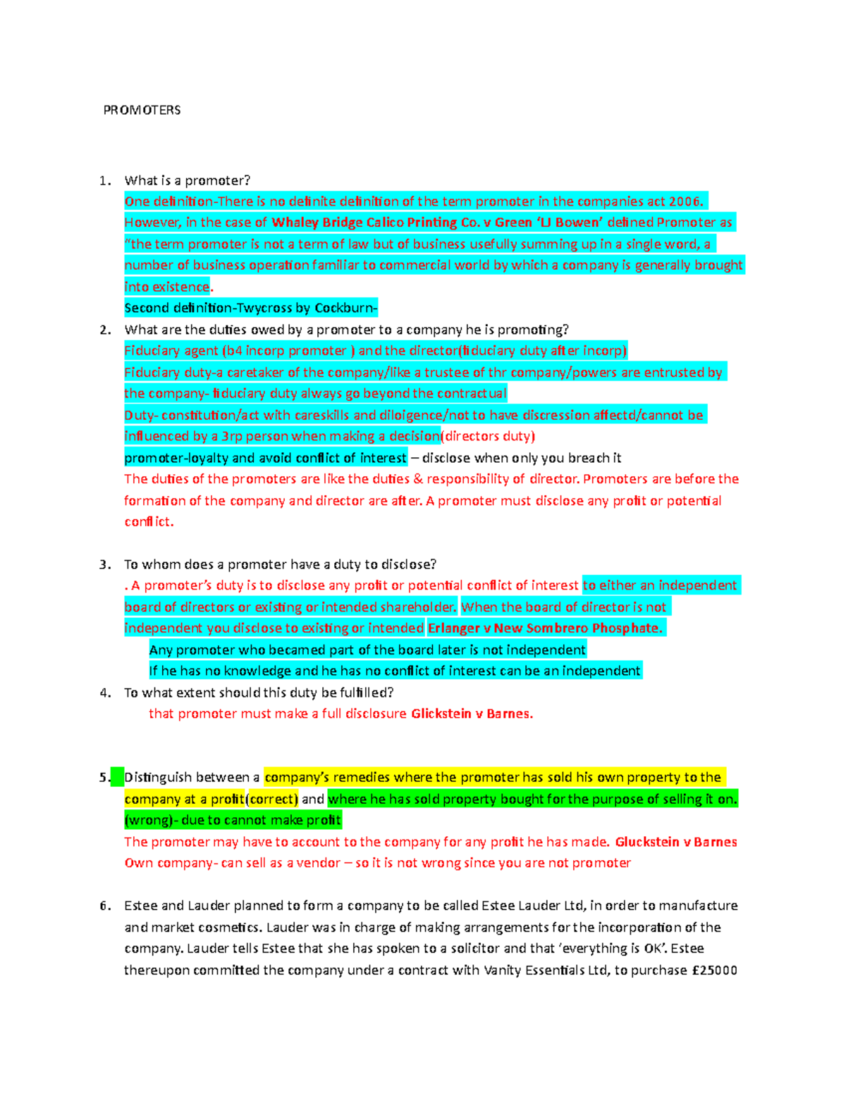 Promoters TQ UK (1) - sgs - PROMOTERS What is a promoter? One ...