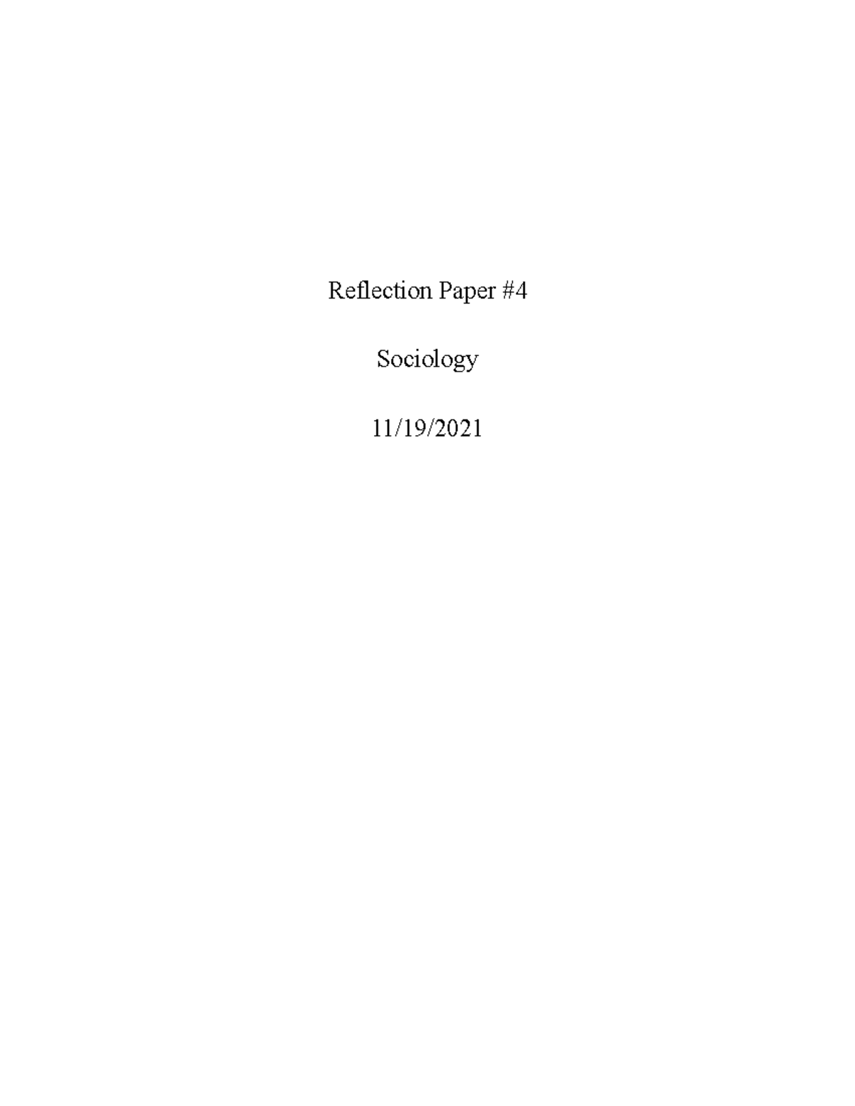 Reflection Paper#4 - Relationship Between Race and Intelligence ...