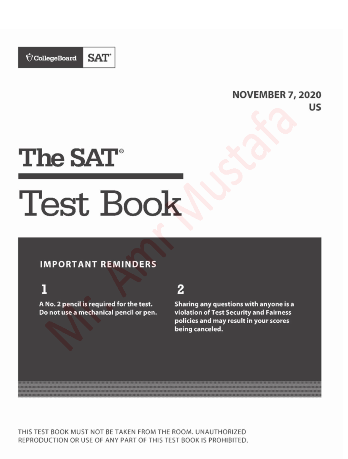SAT 7 - Practice exam with complete answers - Math 1 Exams - Studocu