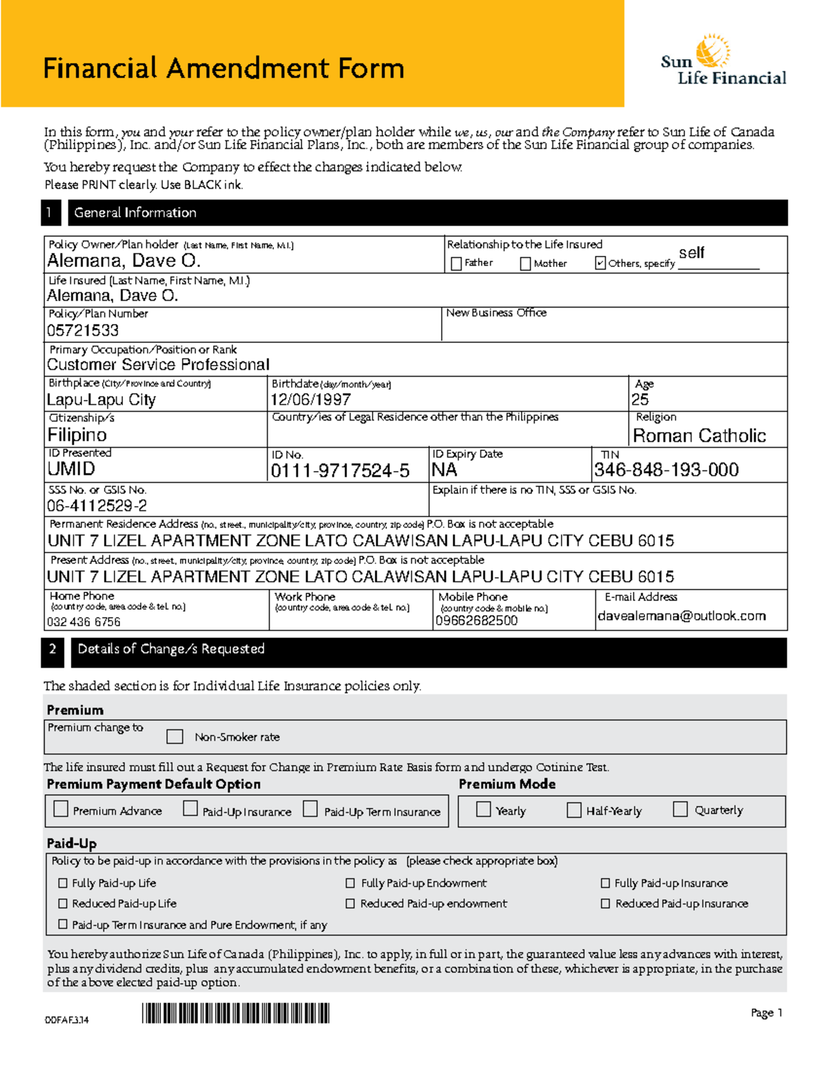 Converted Slocpi Financial Amendment Form v2.0 (edited) - In this form ...