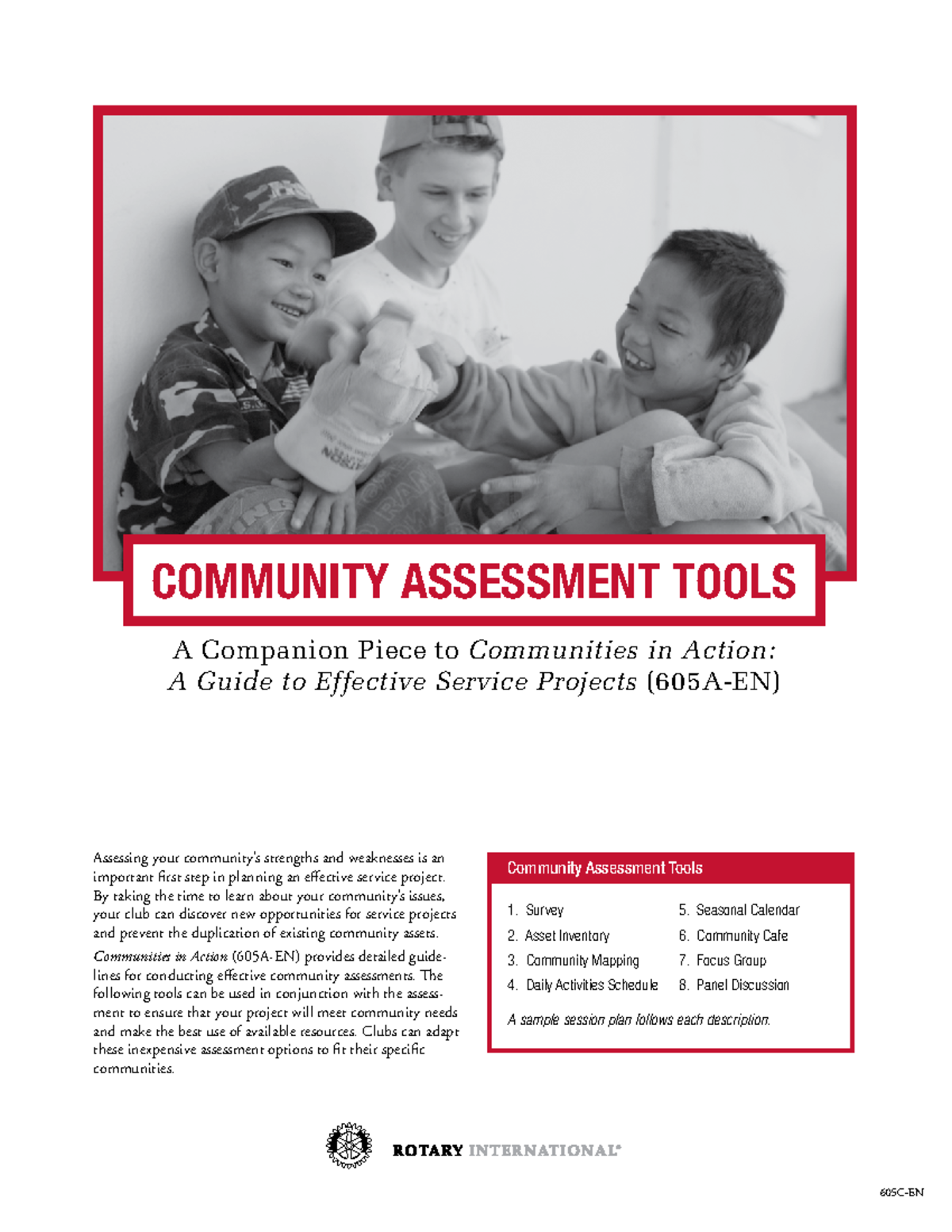 Comm Assess Tools which can be used - A Companion Piece to Communities ...