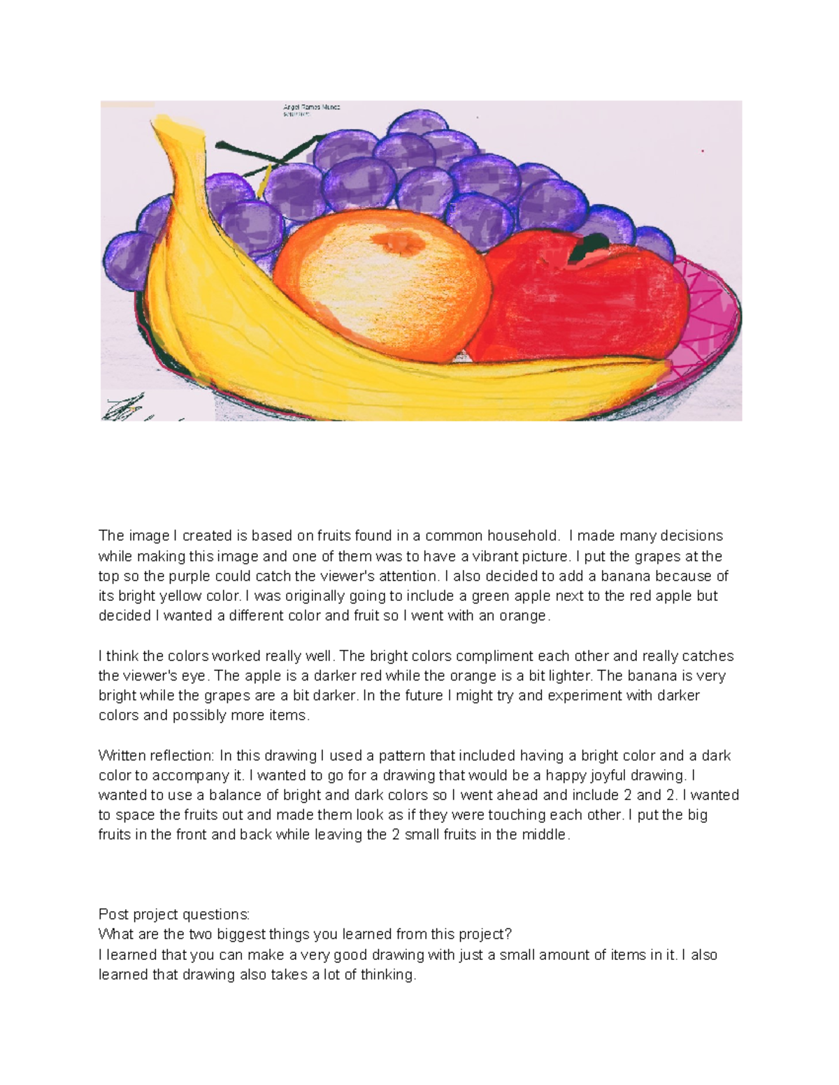 Project Taking Shape- Angel Ramos Munoz - The image I created is based ...