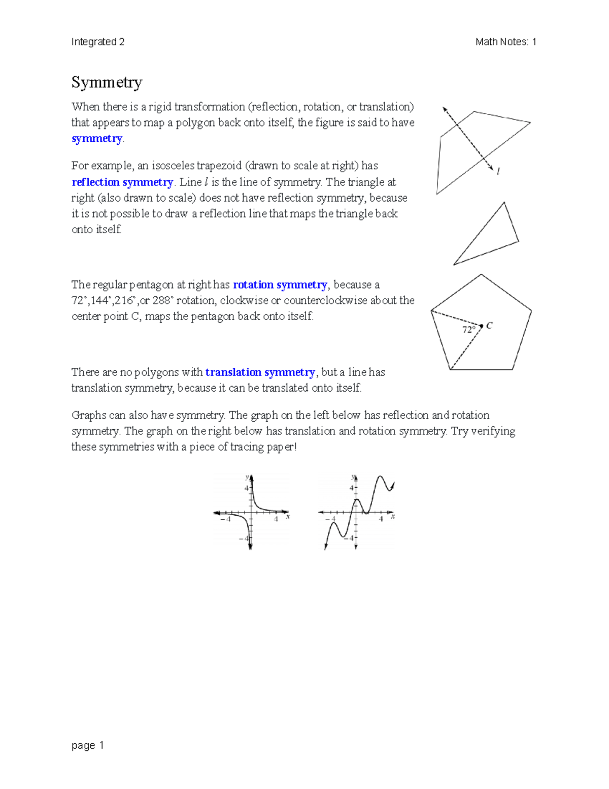 Int2 - Math Notes 1 - very helpful when needing help and learning ...