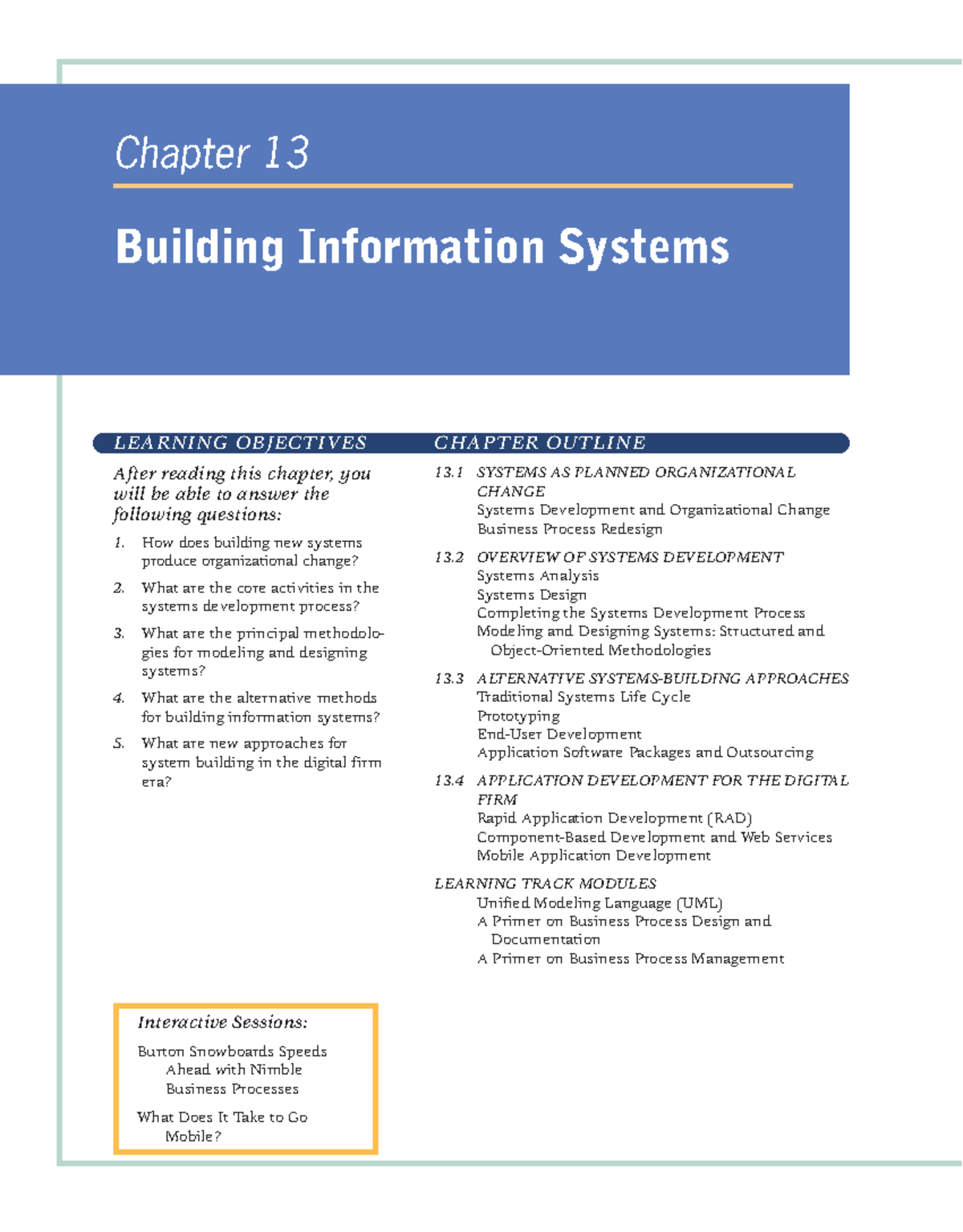 Building Information Systems - Interactive Sessions: Burton Snowboards Speeds Ahead with Nimble ...