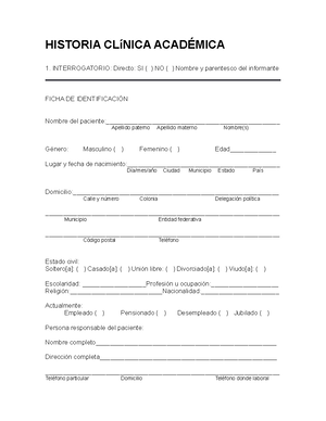 Ficha de identificación del paciente - UNIVERSIDAD AUTONOMA DE ...