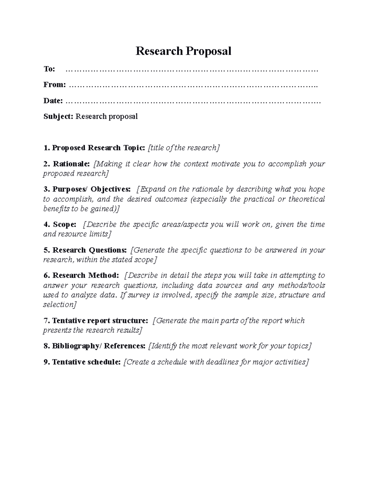 Research Proposal - related to English - Research Proposal To: - Studocu