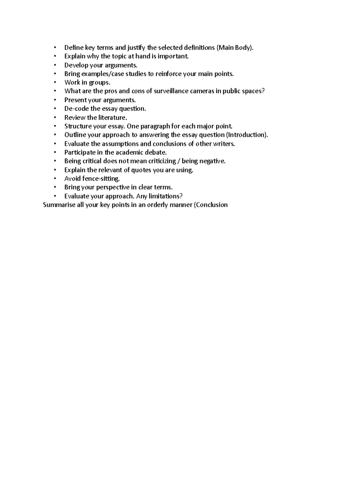 Define key terms and justify the selected definitions - 3448 - BCU ...