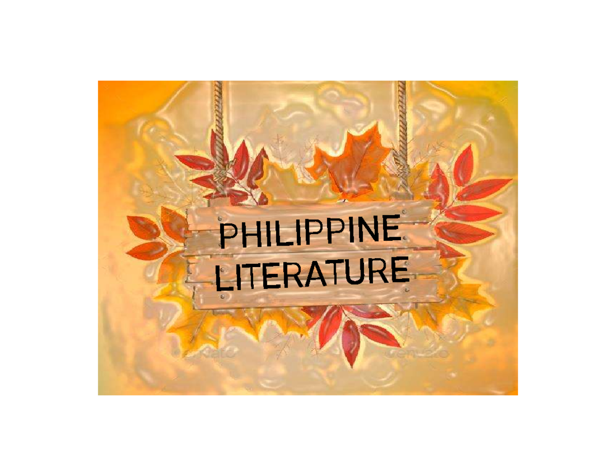 INTRODUCTION TO ASEAN LITERATURE - It is the literature associated with ...